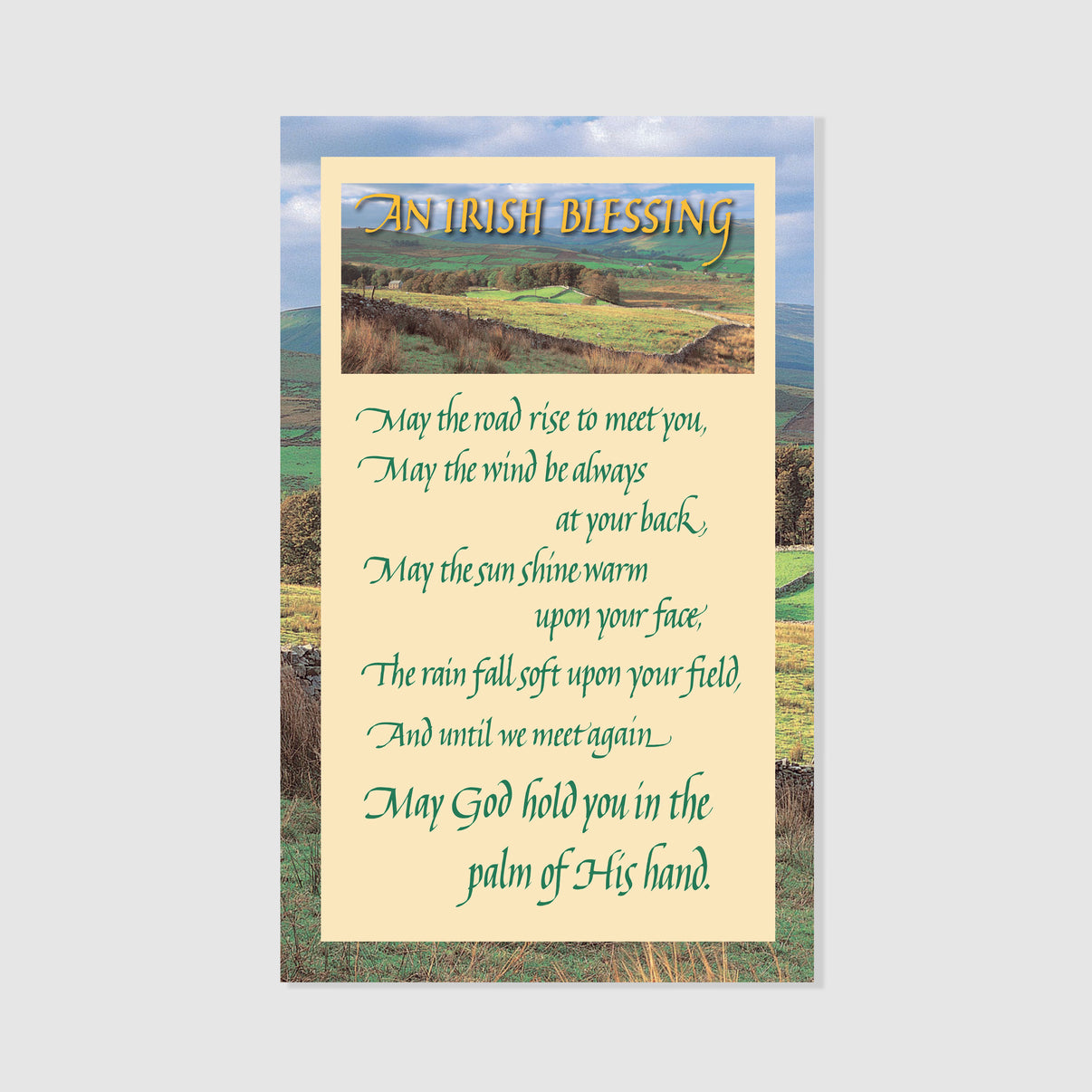 An Irish Blessing Prayer Card - Altar + Home