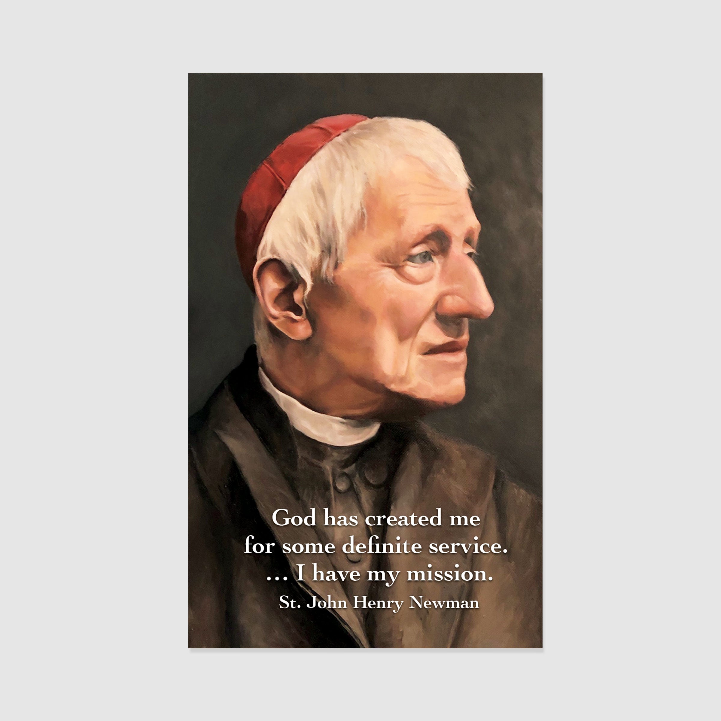 God Has Created Me (St. John Henry Newman) Prayer Card - Altar + Home
