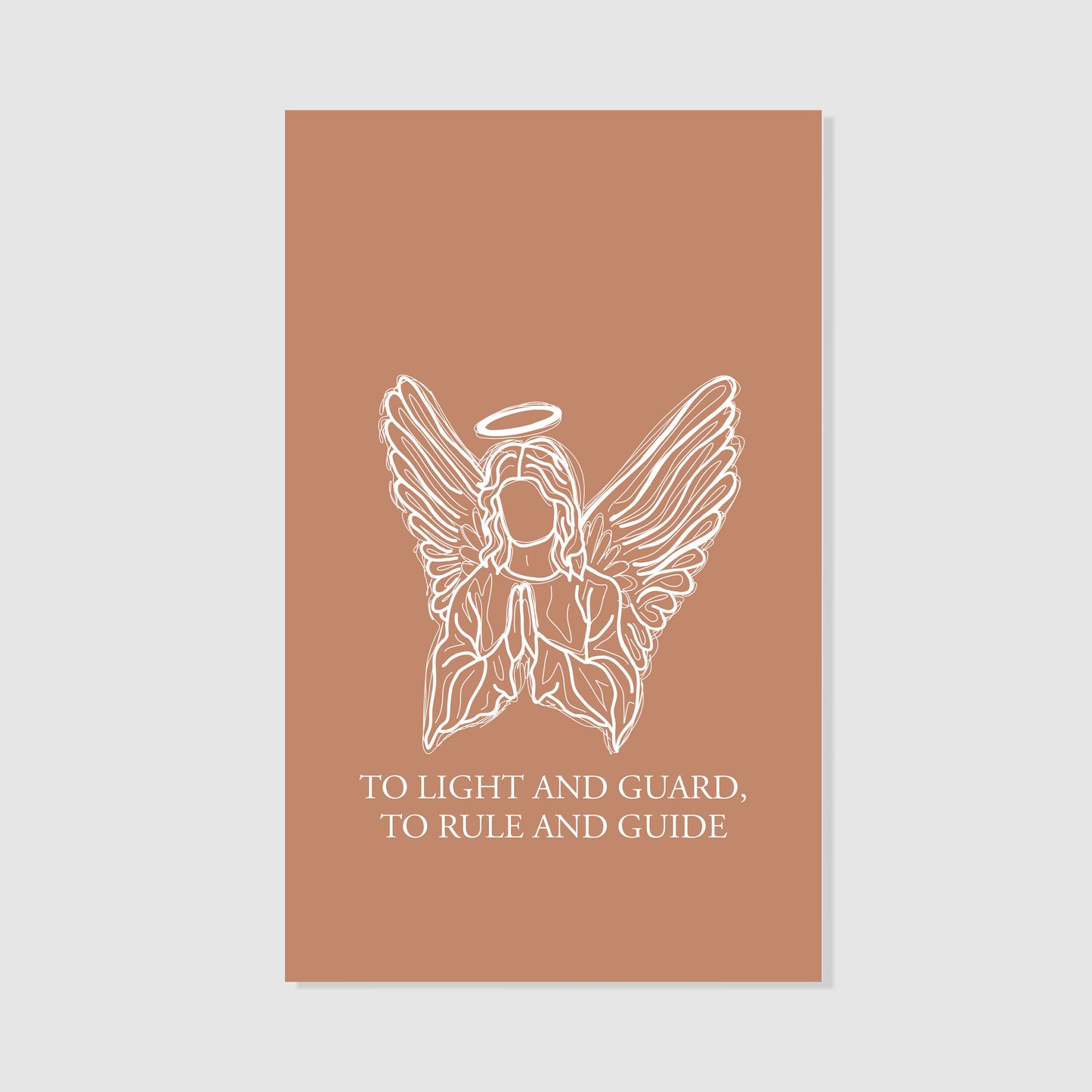 Guardian Angel Prayer - Prayer Card - Altar + Home