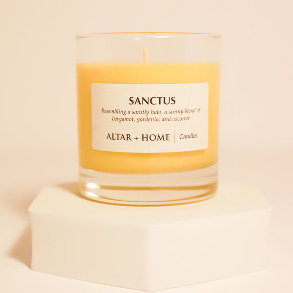 Sanctus - Scented Candle (White Wax) – Altar + Home