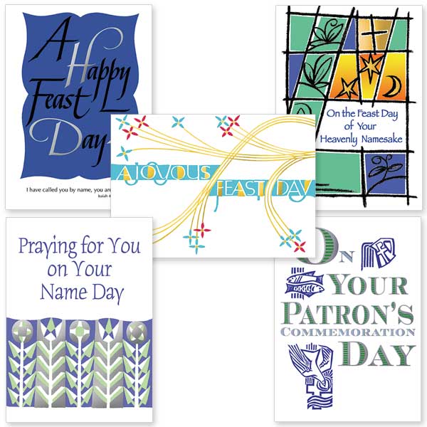 Patronal Feast Day Assortment Assorted Feast Day Cards - Altar + Home