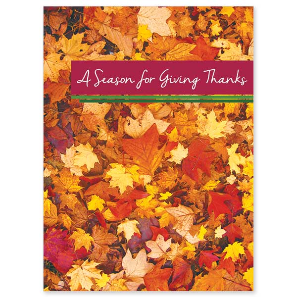 A Season for Giving Thanks Thanksgiving Card - Altar + Home