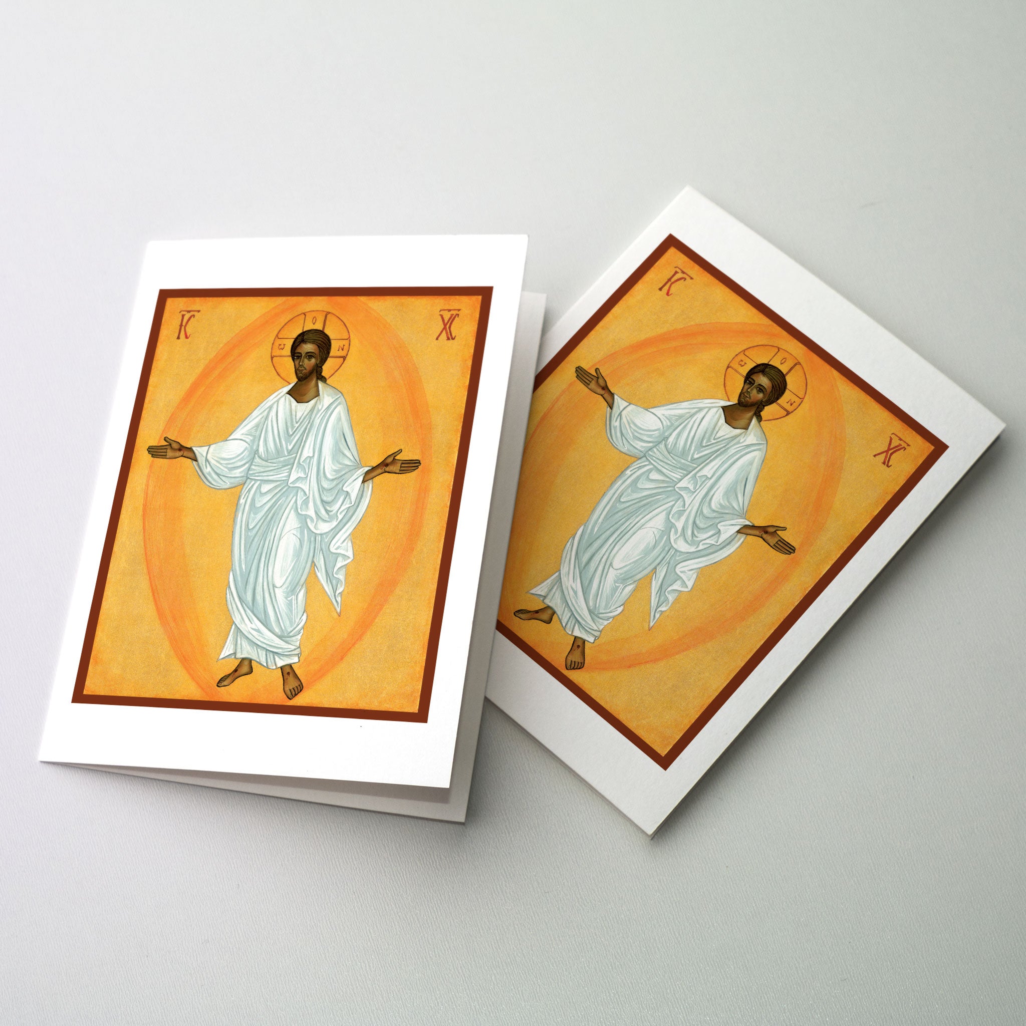 The Resurrected Christ Icon Greeting Card - Altar + Home