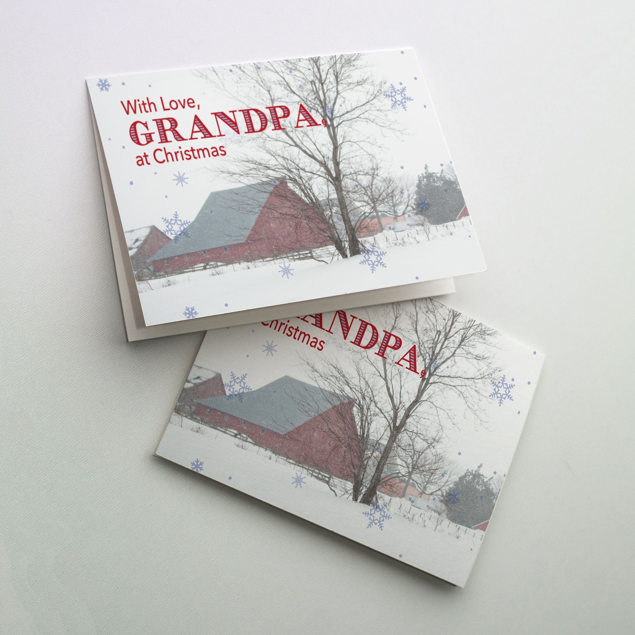 With Love, Grandpa, at Christmas Grandpa Christmas Card - Altar + Home