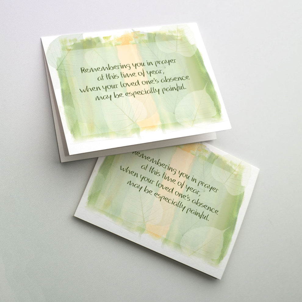 Remembering You in Prayer Continued Sympathy Card (Anniversary of Death ...