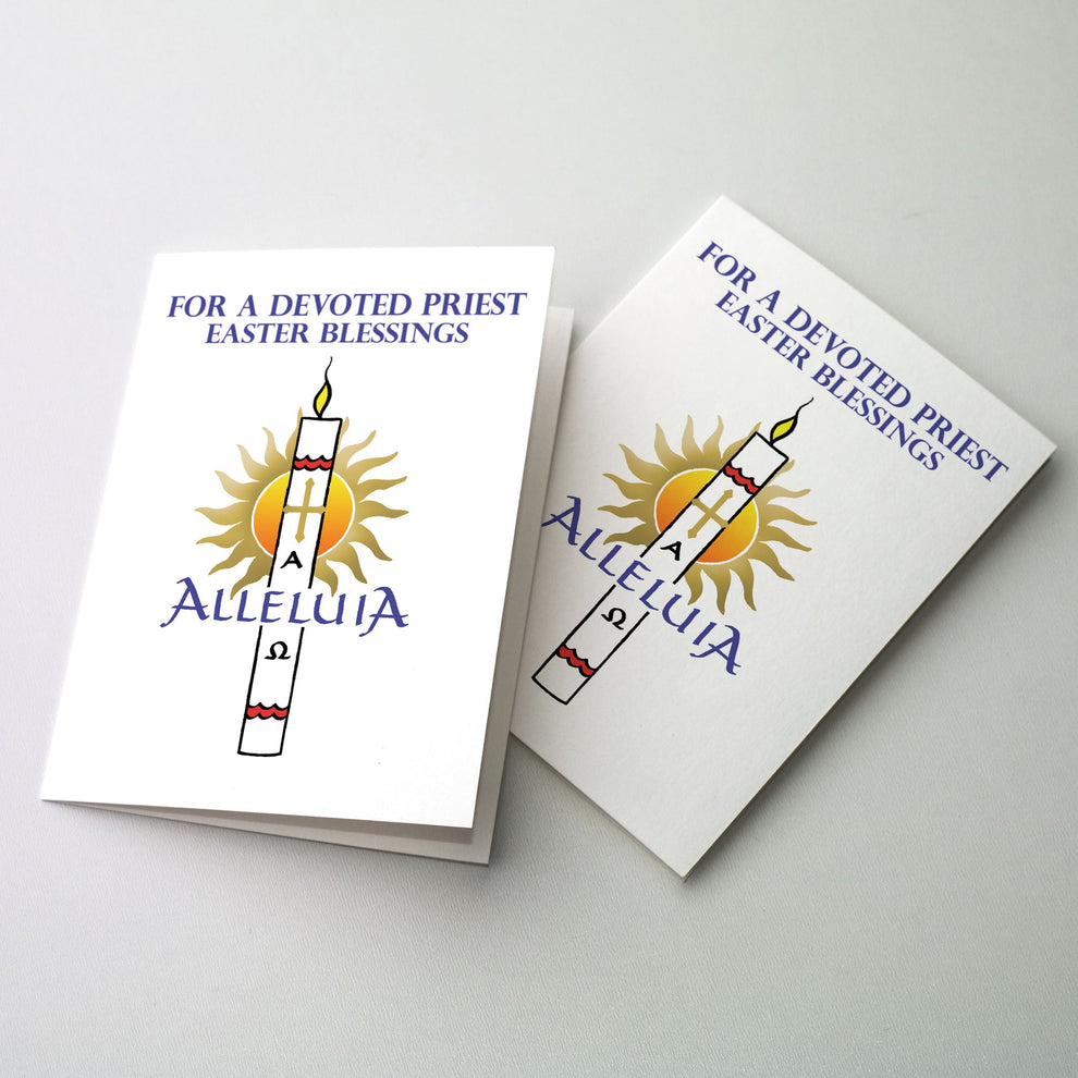 For a Devoted Priest Easter Card for Priest - Altar + Home