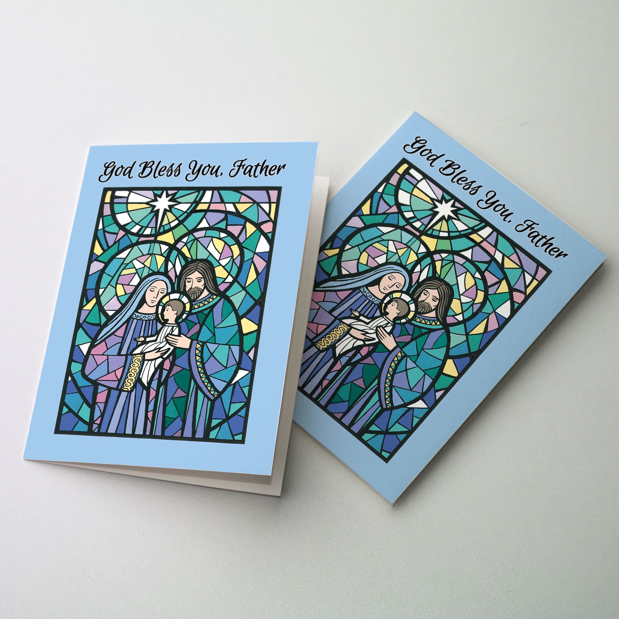 God Bless You, Father Christmas Card for Priest - Altar + Home