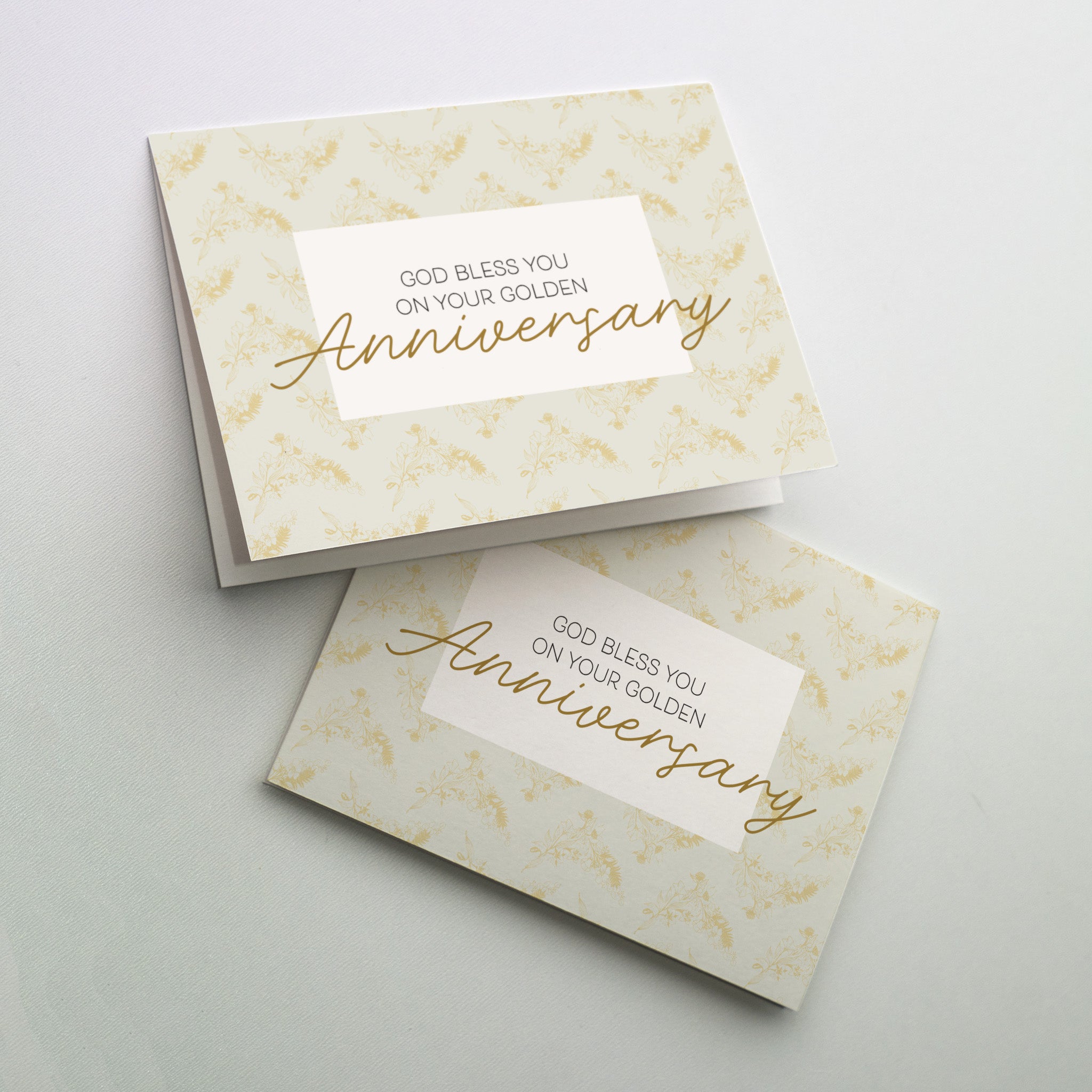 God Bless Your Golden Anniversary - Wedding Anniversary Card – Altar + Home