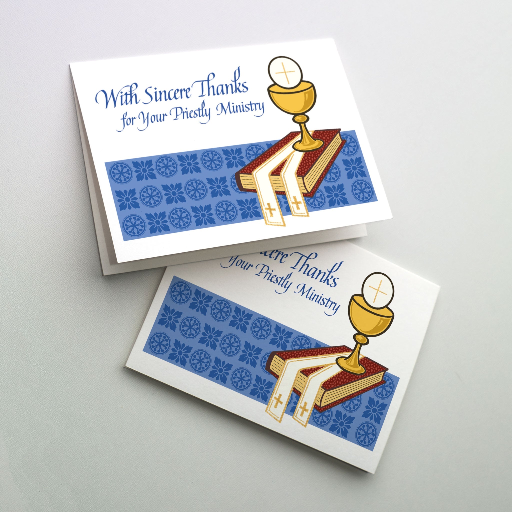 With Sincere Thanks for Your Priestly Ministry Priest Appreciation Card ...