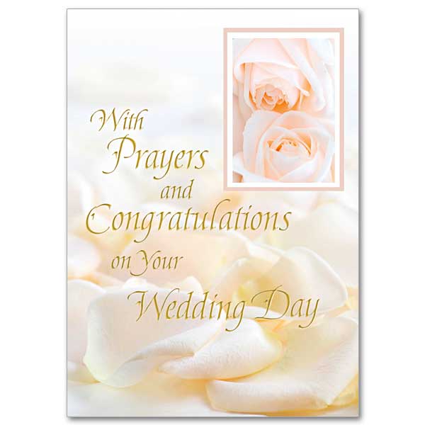 With Prayers and Congratulations on Your Wedding Day Wedding ...