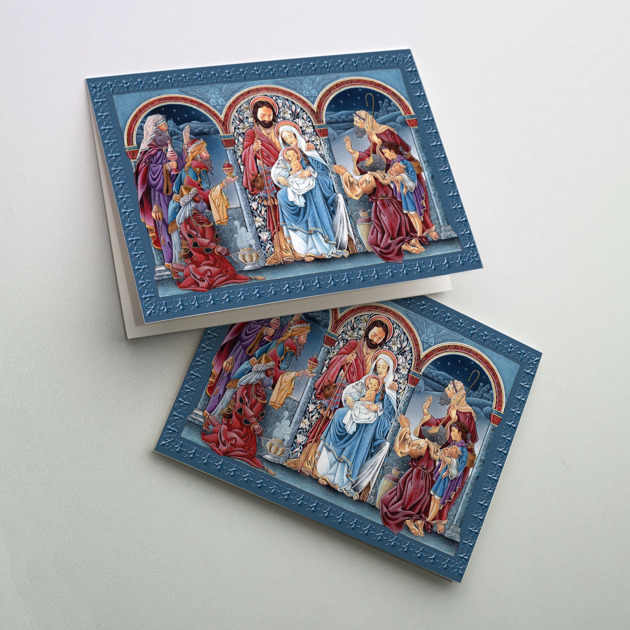 Mary Hold Your Baby Tight Majesty of Christmas Card - Altar + Home