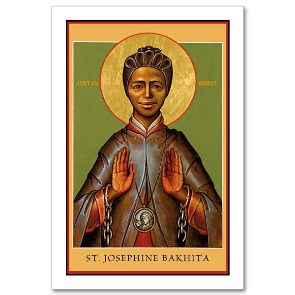 St Josephine Bakhita Icon Holy Card - Altar + Home