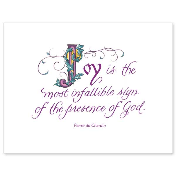 Joy Is the Most Infallible Sign... Petite Notes - Altar + Home