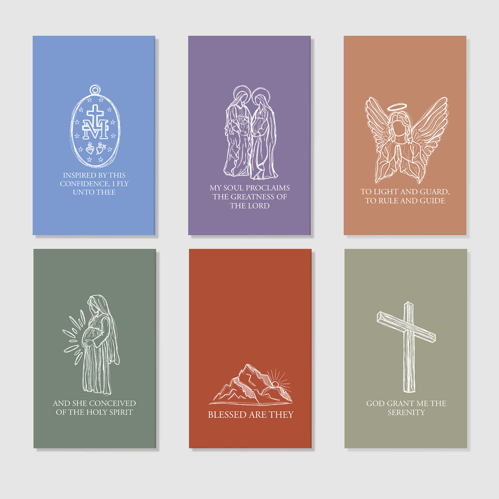 Classic Catholic Prayer Card Assortment - Assorted Prayer Cards - Altar ...