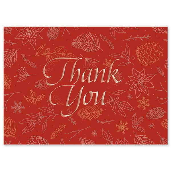 Red Thank You Fall Thank You Notes – Altar + Home